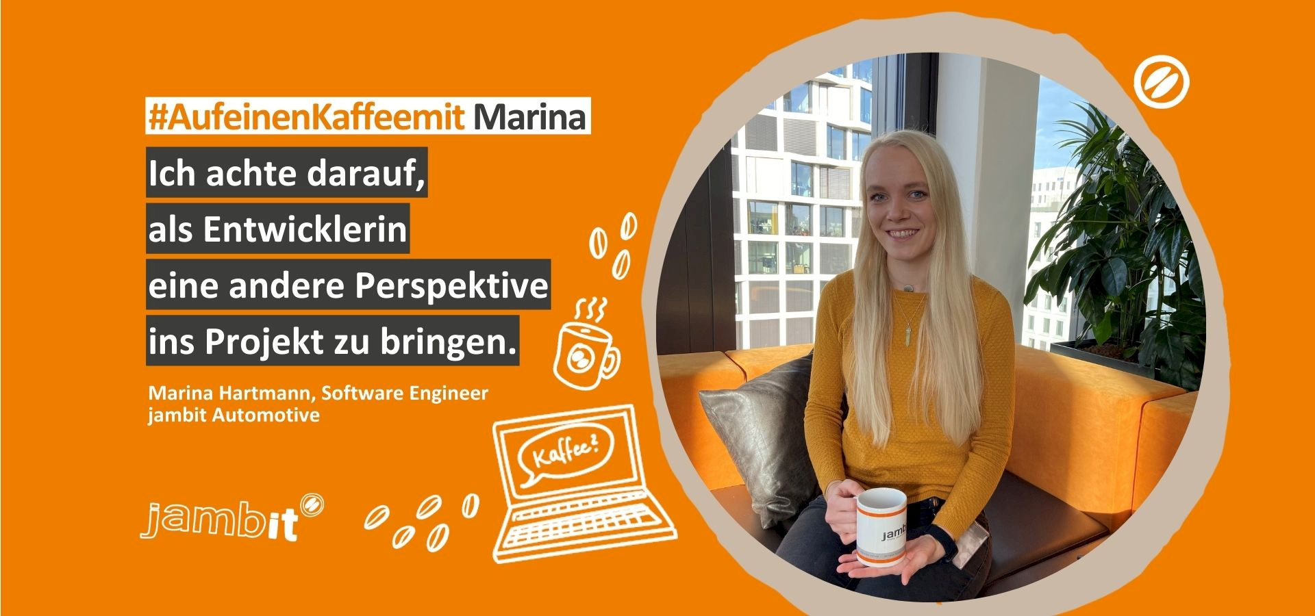 Auf einen Kaffee mit Marina Hartmann | jambit GmbH