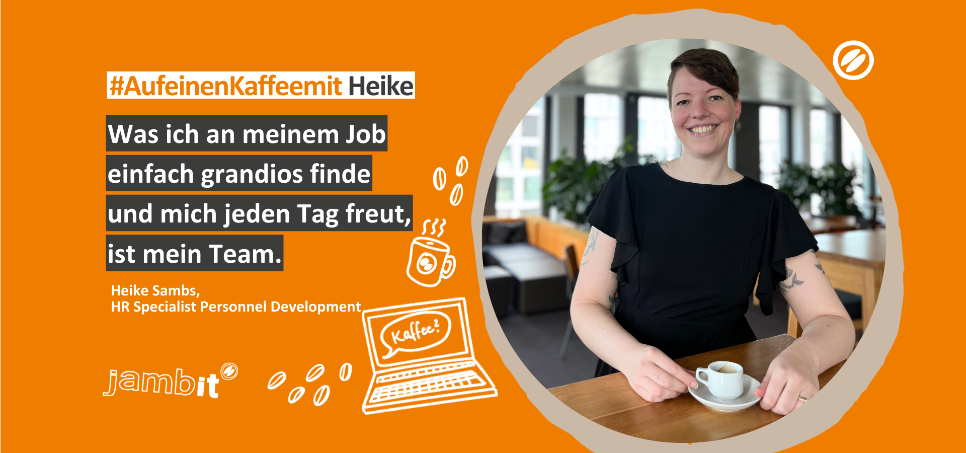 Auf einen Kaffee mit Heike Sambs | jambit GmbH