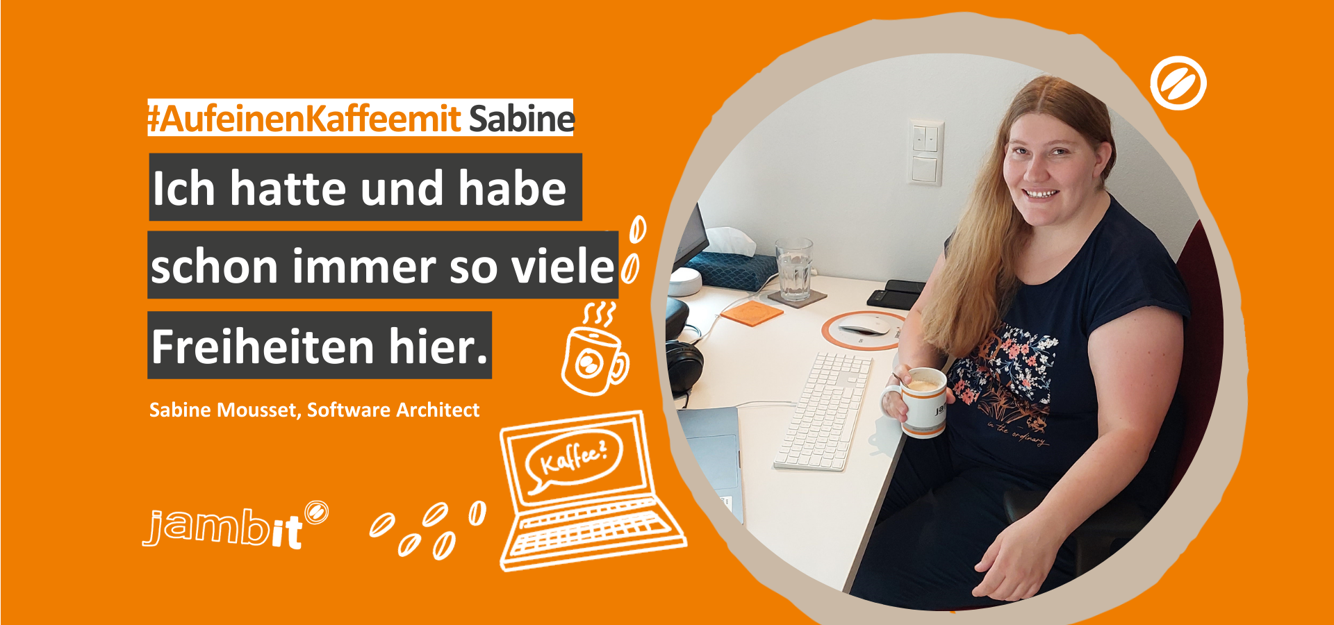 Auf einen Kaffee mit Sabine Mousset | jambit GmbH