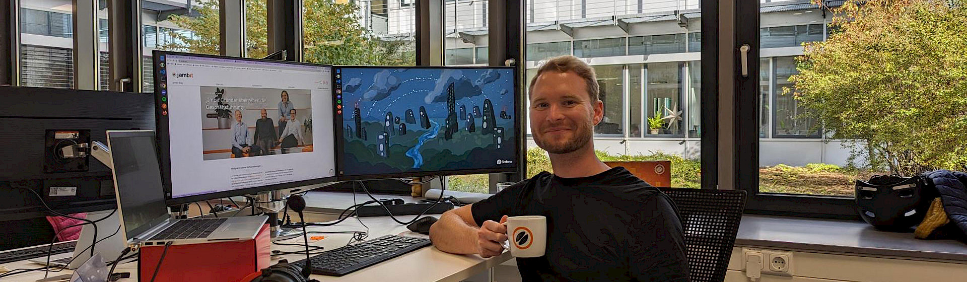 Have a coffee with Enrico Reitberger | jambit GmbH